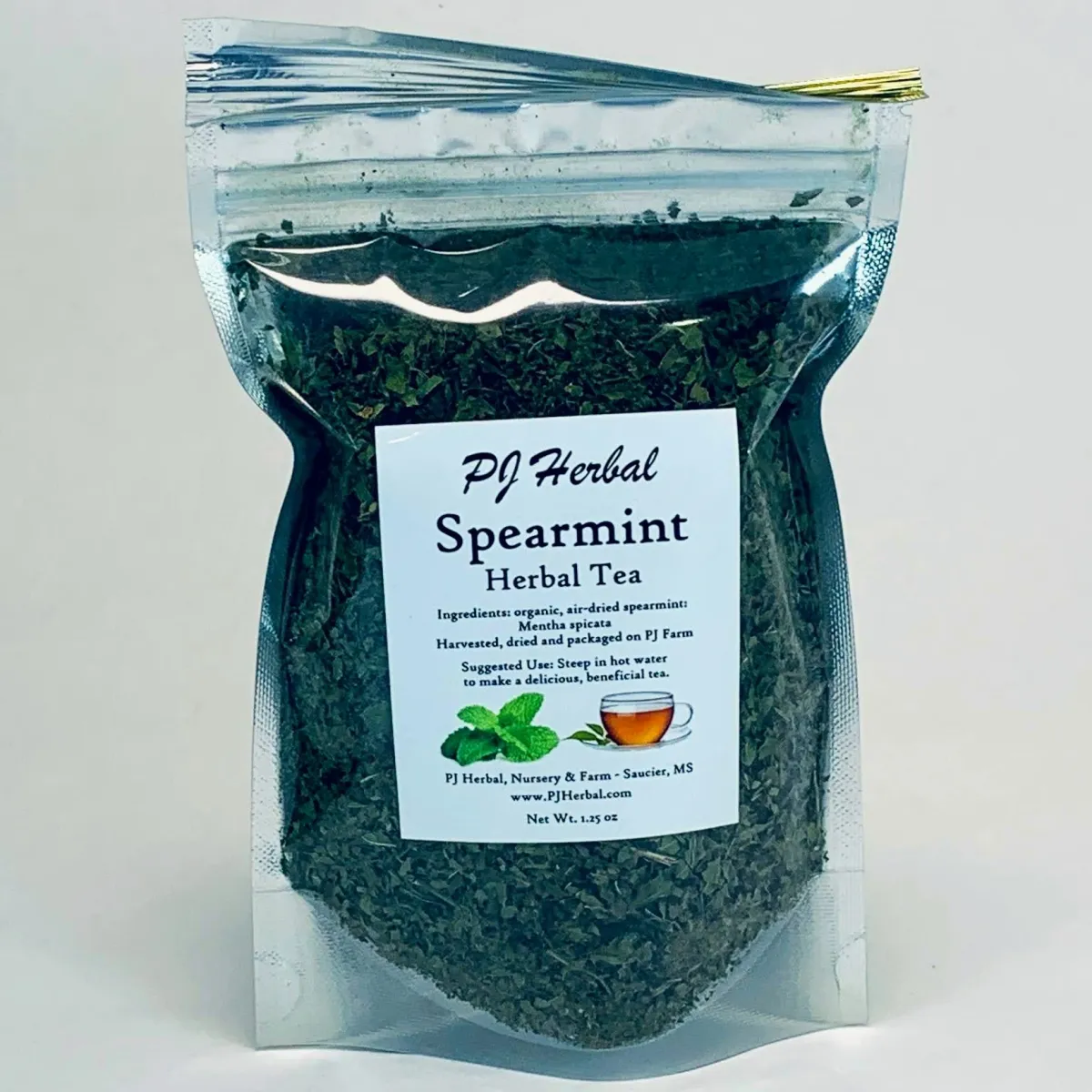 Spearmint Herbal Tea - Dried Herb | PJ Farm